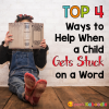 help students stuck on a word while reading out loud