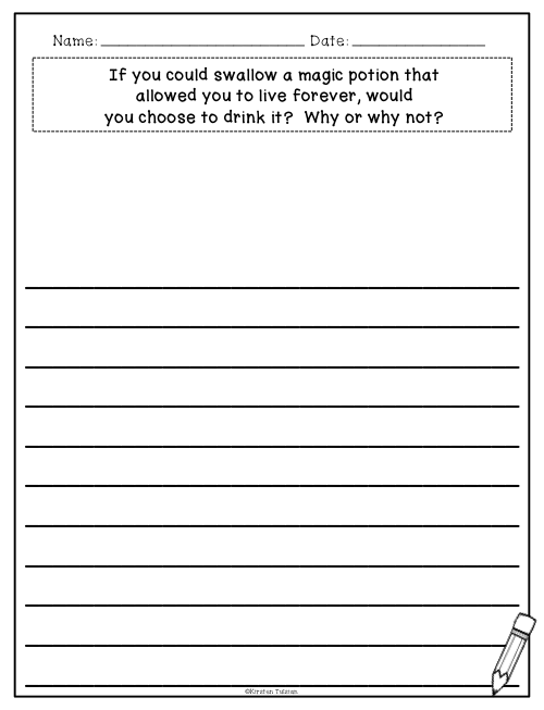 Creative Journal Prompts For 5th 6th And 7th Grade Creative Journal Prompts For 5th 6th And 7th Grade