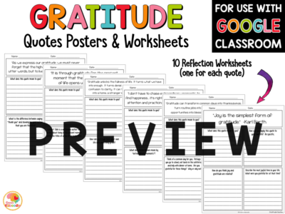Gratitude Quotes Posters and Printables