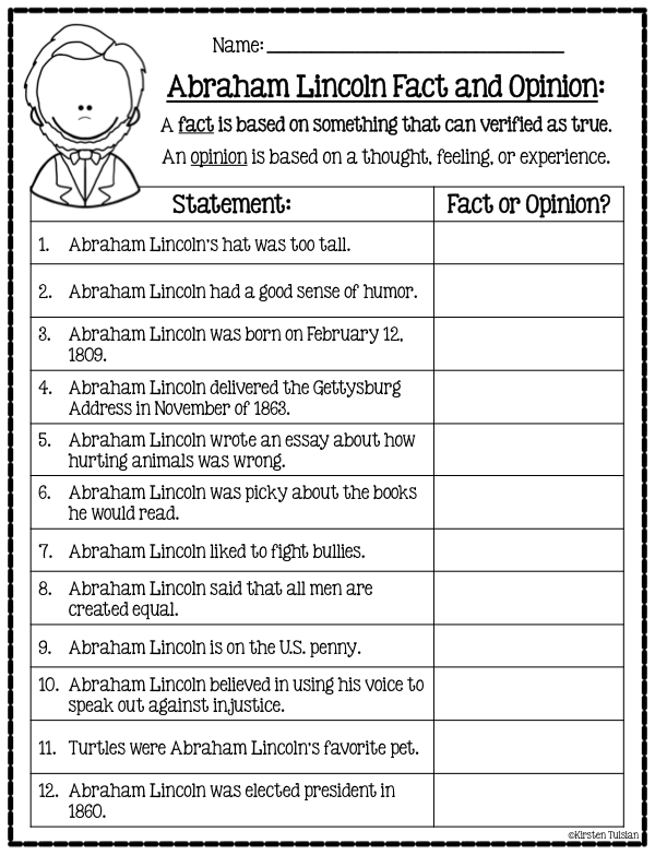 I am Abraham Lincoln by Brad Meltzer Literature Activities