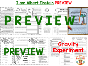 I am Albert Einstein by Brad Meltzer Literature Activities