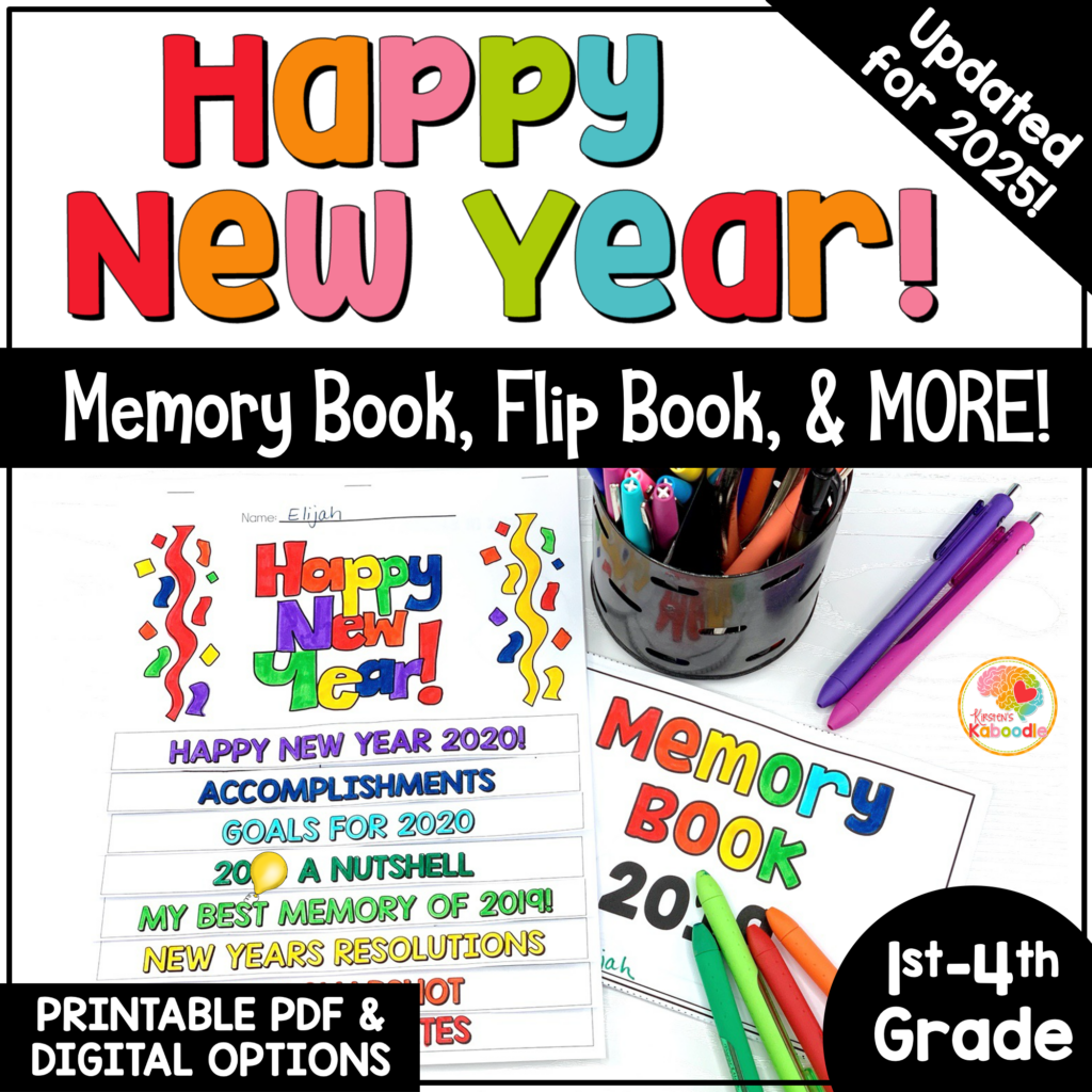 New Years 2024 Activities for Kids: New Years Resolutions