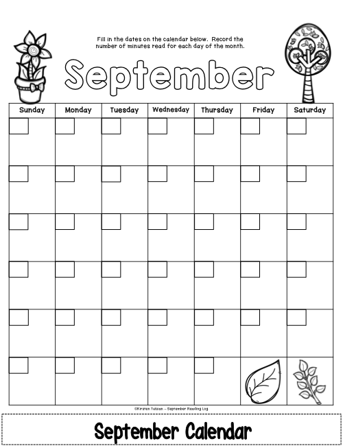 Reading Logs - Fall Flip Books