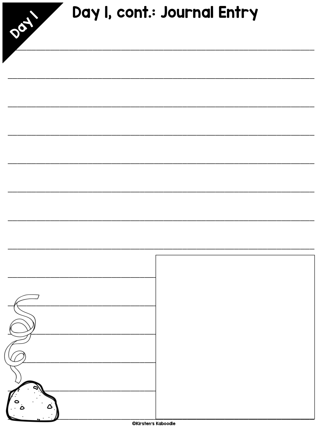 30 Day Summer Writing Challenge for 1st and 2nd Grade