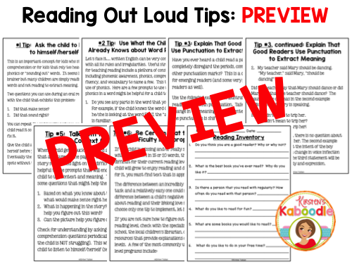 Reading Fluency Tips: For Parents and Teachers