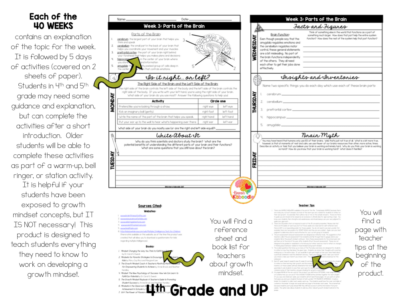Growth Mindset Bell Ringers MULTI-LEVEL BUNDLE with Digital Option in ...