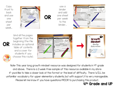 Growth Mindset Bell Ringers MULTI-LEVEL BUNDLE with Digital Option in ...