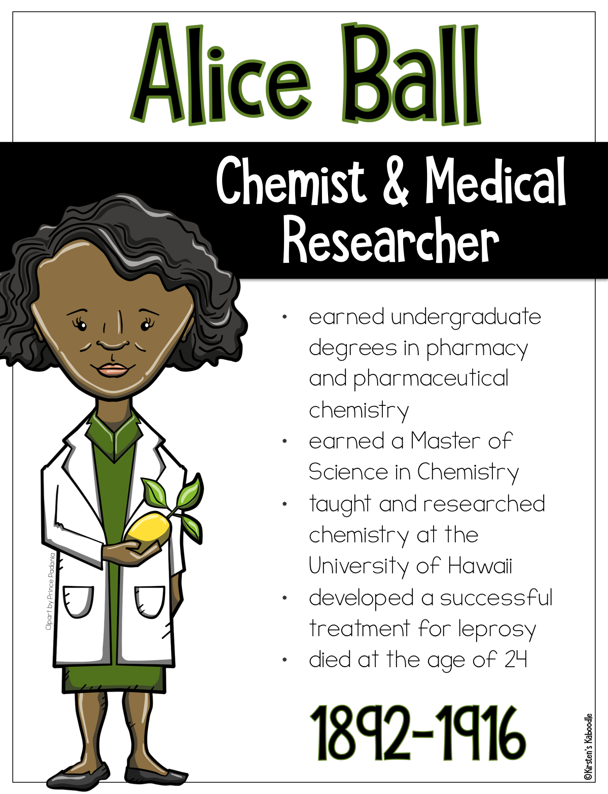 Little Leaders: Bold Women in Black History POSTERS