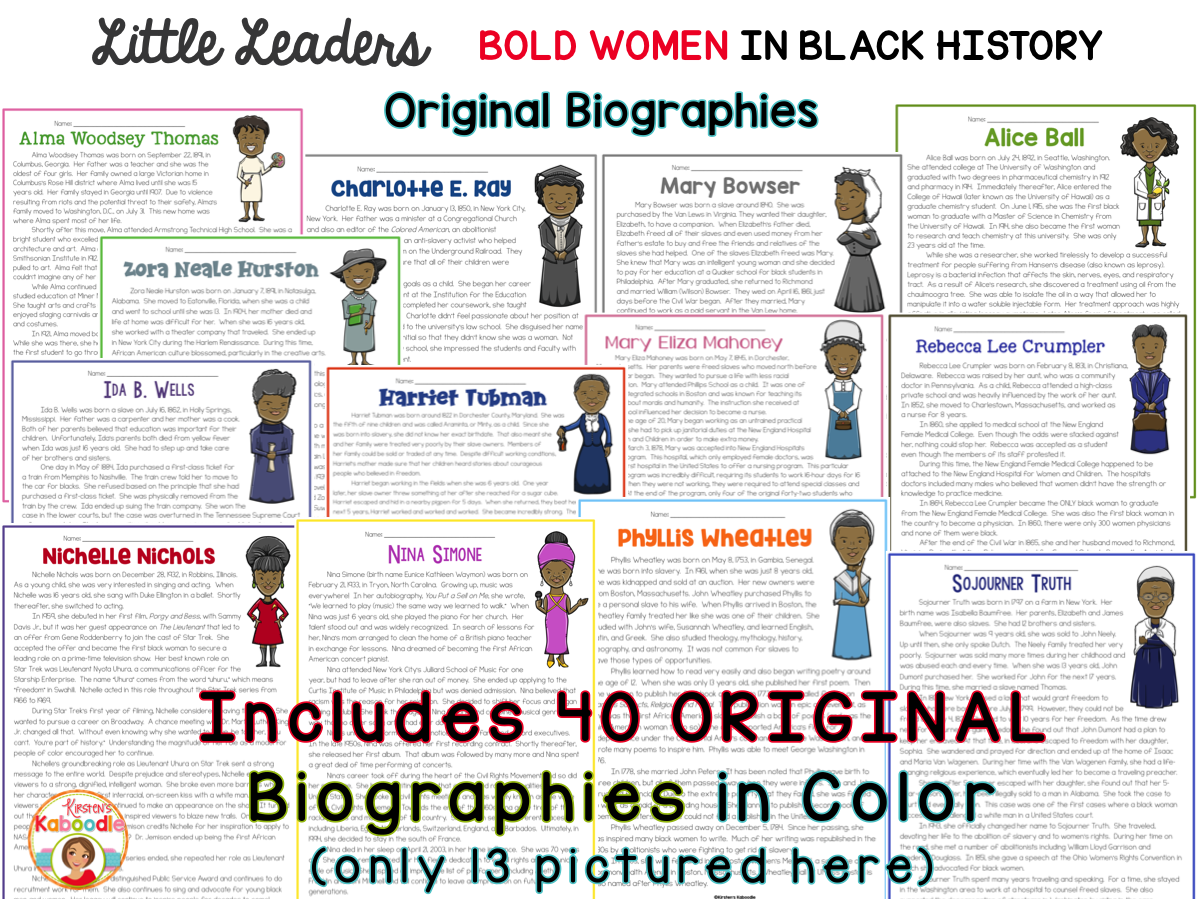 Little Leaders: Bold Women in Black History ORIGINAL BIOGRAPHIES