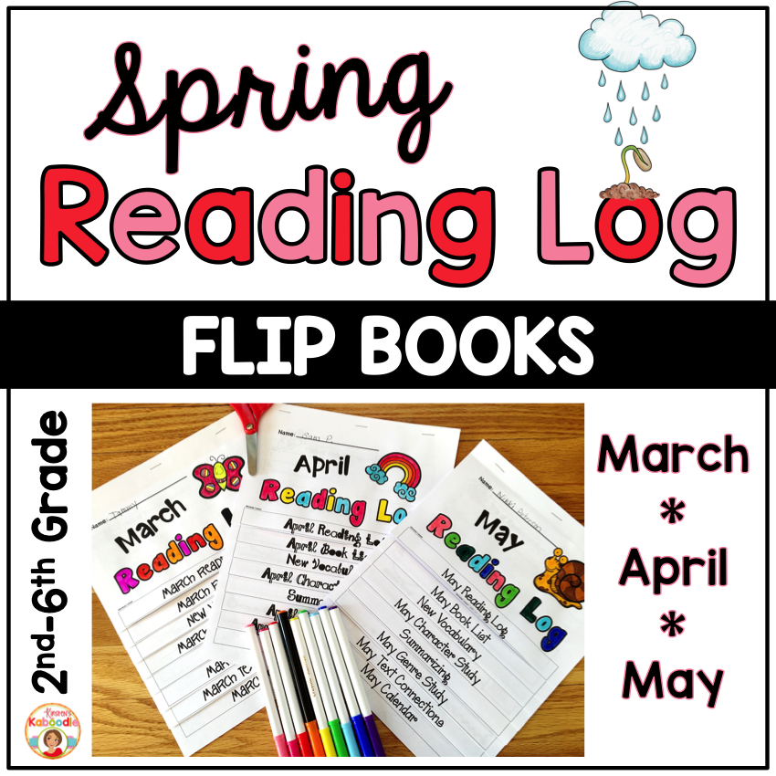 Reading Logs - Spring Flip Books