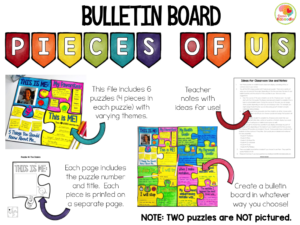 Back to School Bulletin Board BUNDLE for Community Building • Kirsten's ...