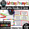 Quick Writes Journal Prompts for Elementary and Middle School VOLUME ...