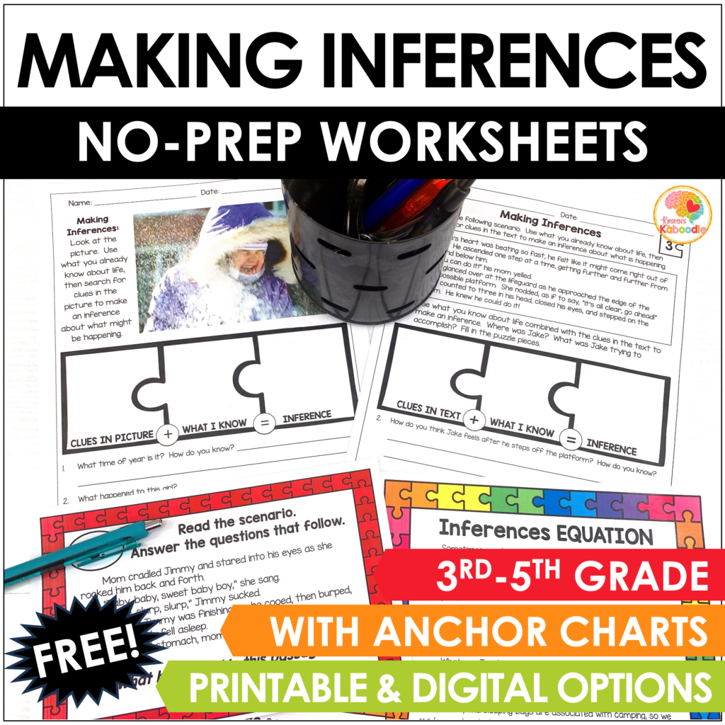 Free Making Inferences 3rd-4th Grade • Kirsten's Kaboodle