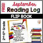 Free September Reading Log Flip Book • Kirsten's Kaboodle