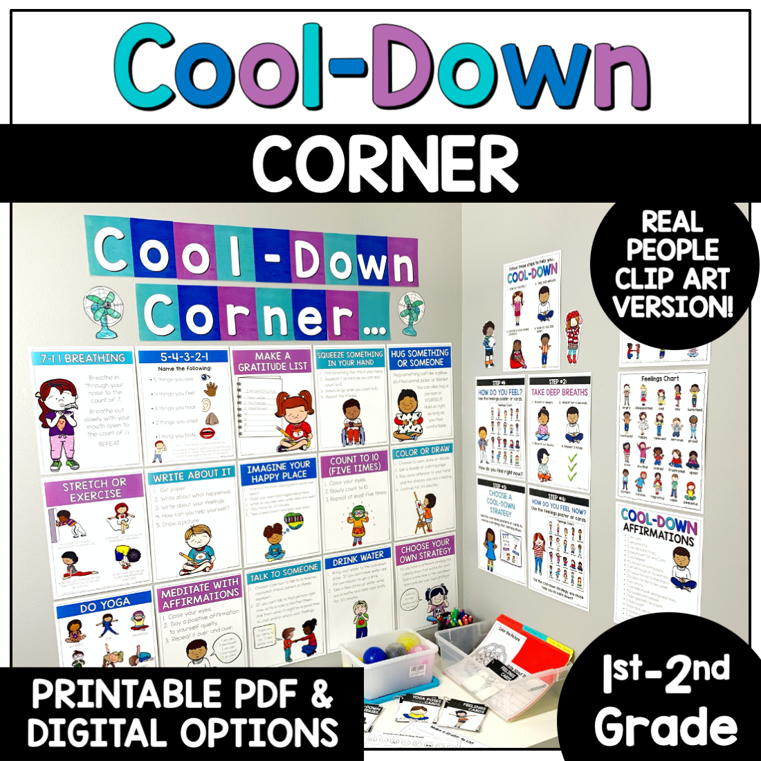 Calm Down Corner: Self-Regulation for 1st-2nd grade