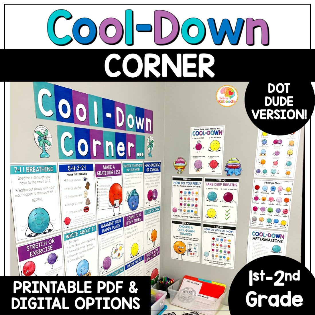 Cool-Down Corner for Kids: Self-Regulation Activities for Students
