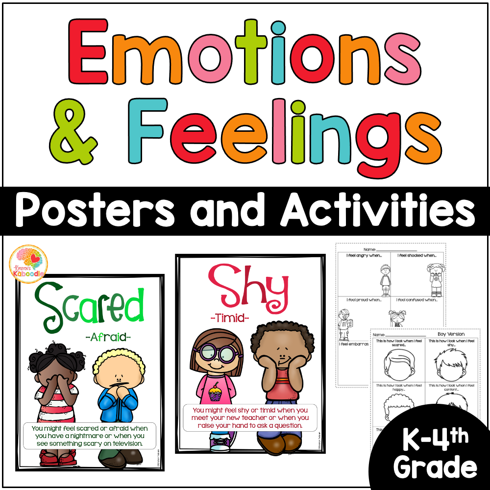 Feelings Posters for Kids: Emotions Activities