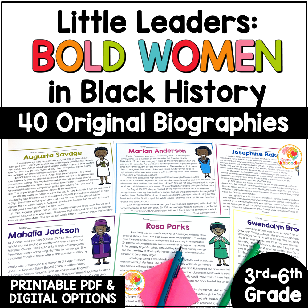 Little Leaders: Bold Women in Black History BIOGRAPHIES