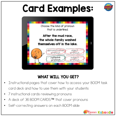Pronouns BOOM CARDS ™ Digital Task Cards