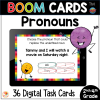 Pronouns BOOM CARDS ™ Digital Task Cards