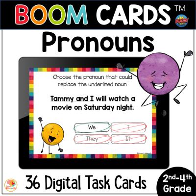 Pronouns BOOM CARDS ™ Digital Task Cards