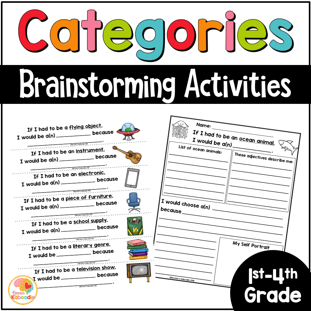 Categories Activity: Speech Therapy, Language Development, ESL