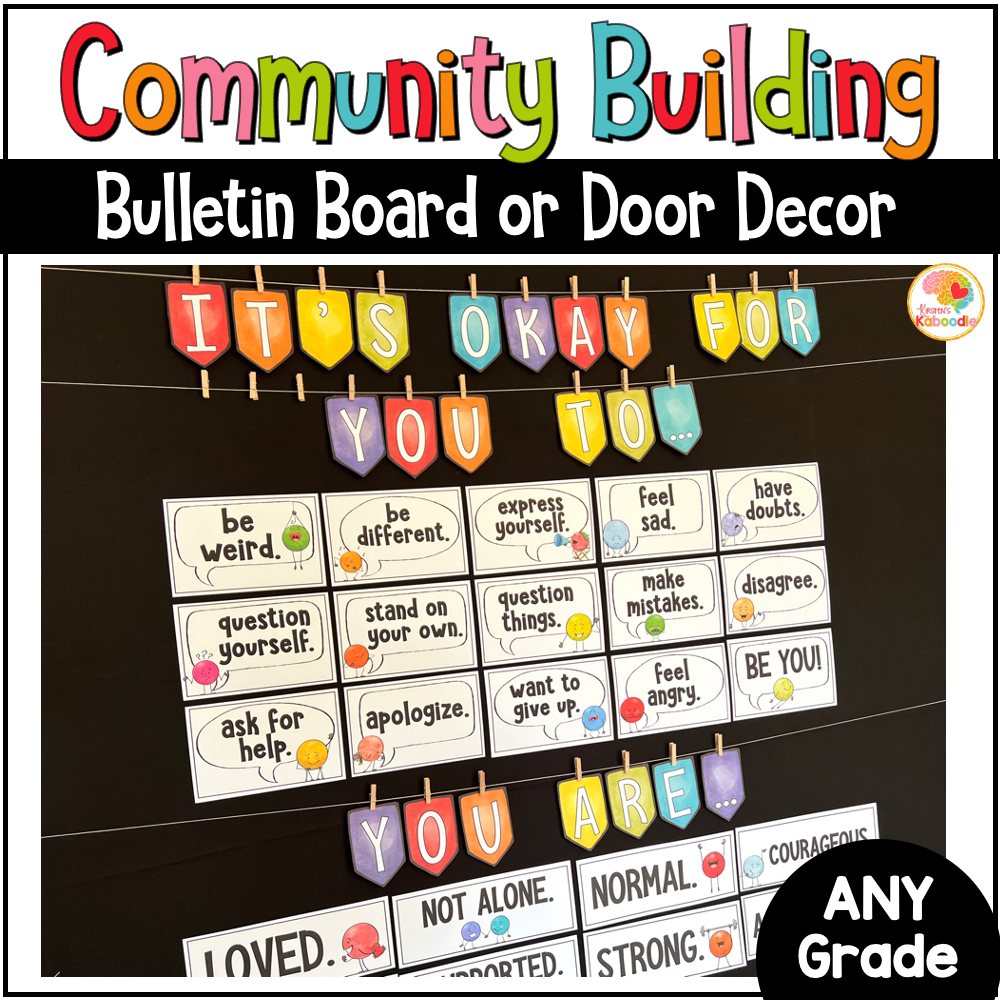 IT'S OKAY FOR YOU... Community Building Bulletin Board for Kids