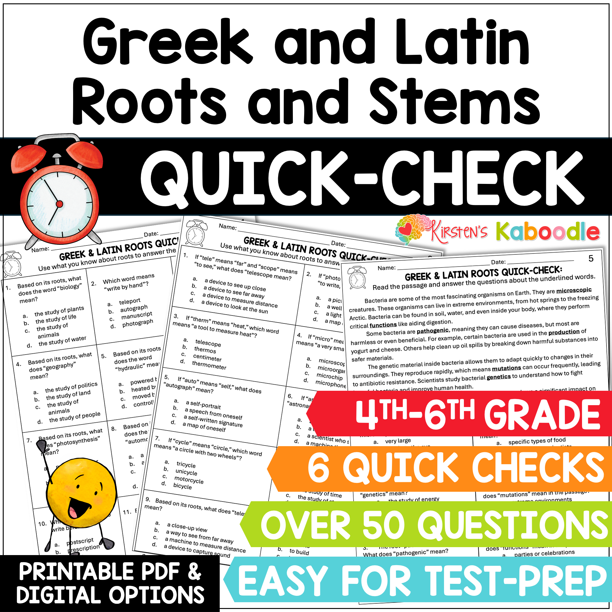 Greek Roots Worksheet Greek And Latin Roots Practice Worksheet Bundle