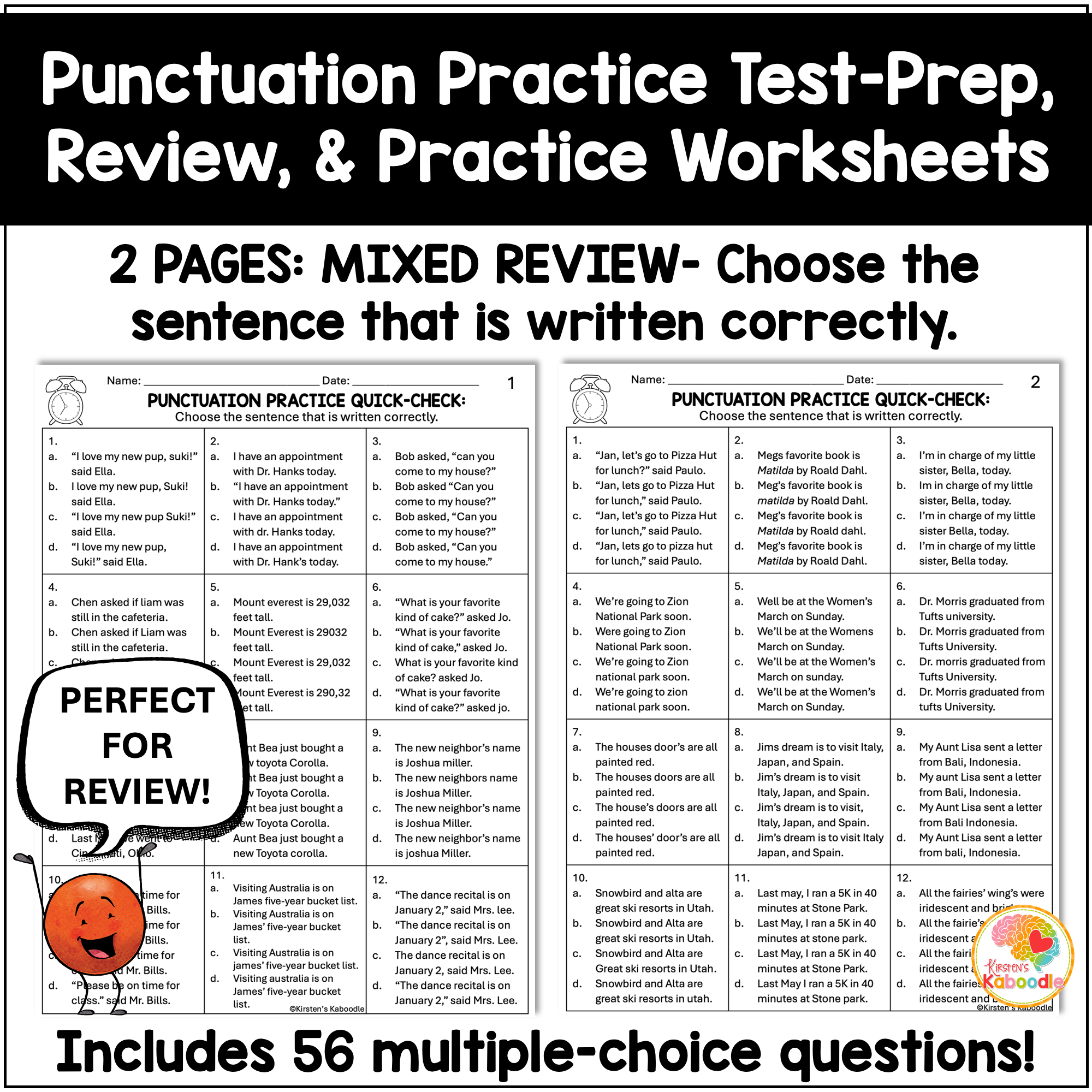 Punctuation Marks Worksheets Punctuation Marks Lesson Plan And